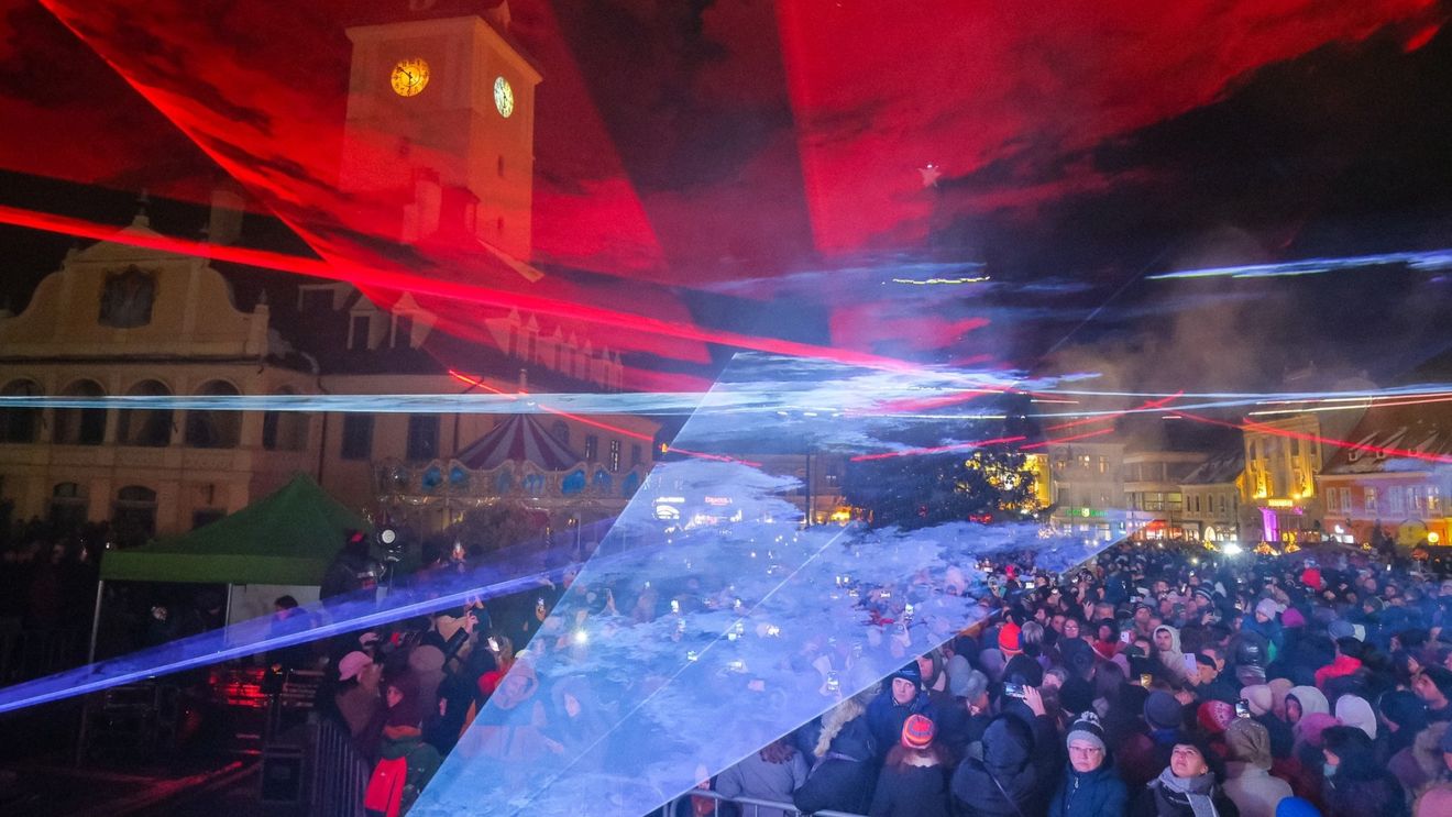 Brașov: DJ de top și spectacol de lasere în Piața Sfatului, de Revelion ...